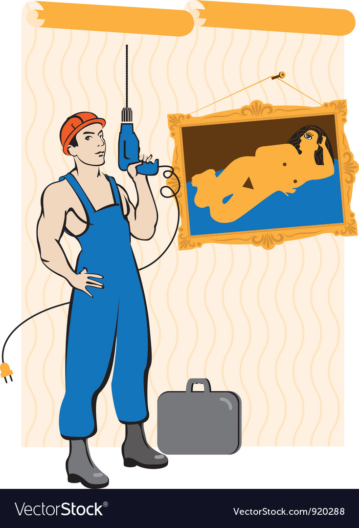 Builder Royalty Free Vector Image - VectorStock