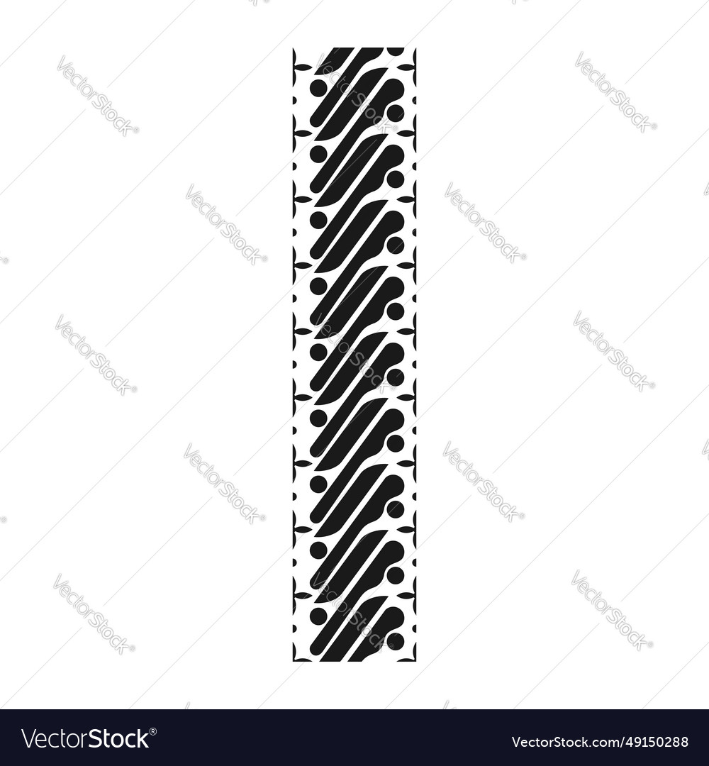 Indonesian java batik heritage element design Vector Image