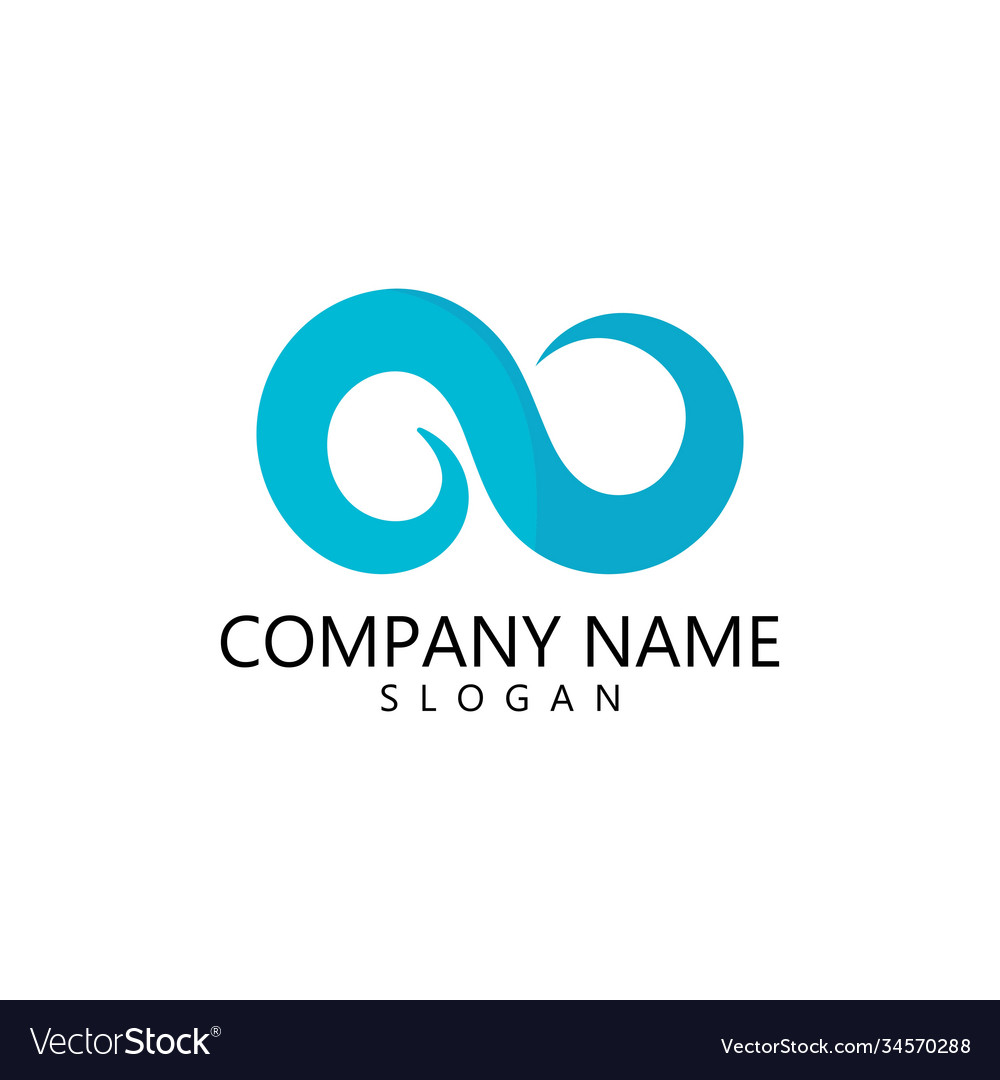 Infinity logo Royalty Free Vector Image - VectorStock