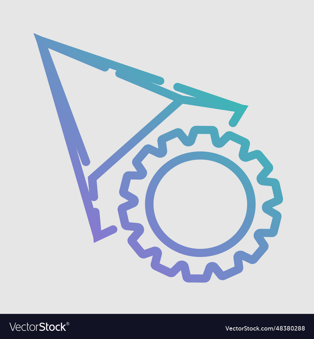 Location Cursor Technology Icon Royalty Free Vector Image