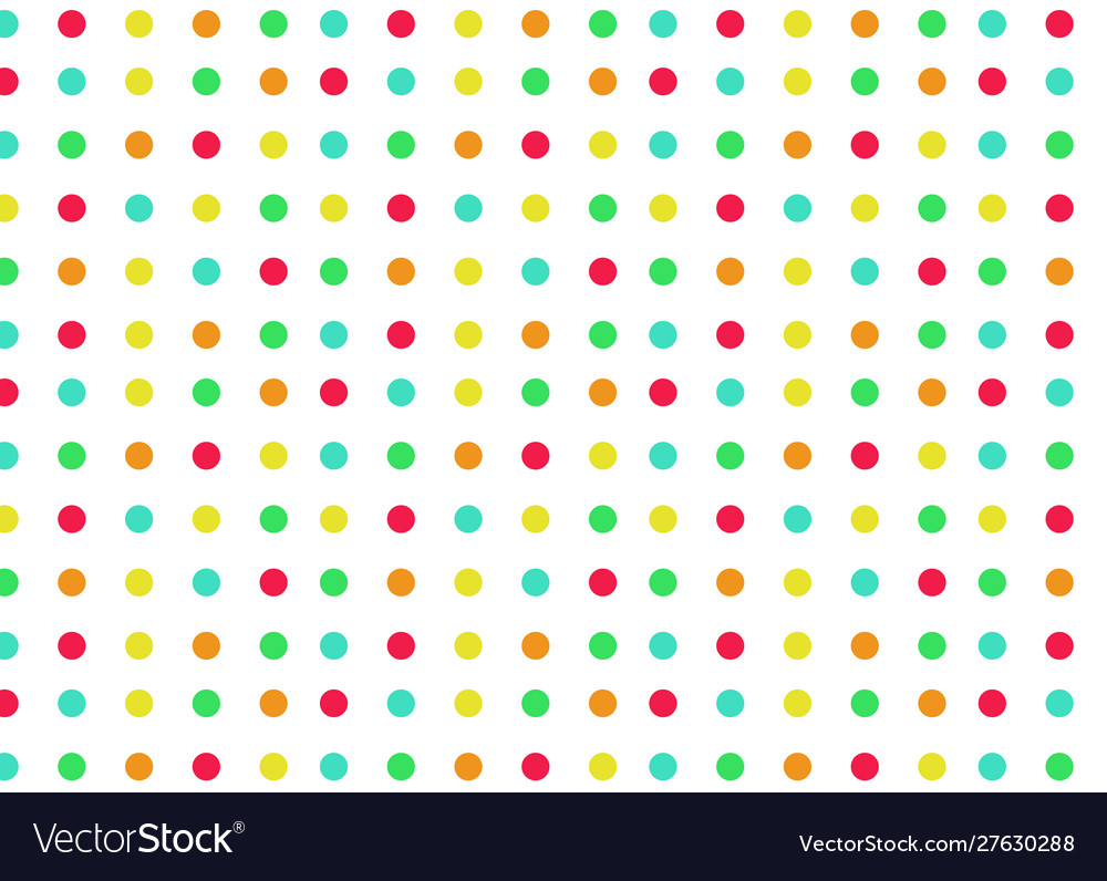 Pattern multicolor dot abstract seamless Vector Image