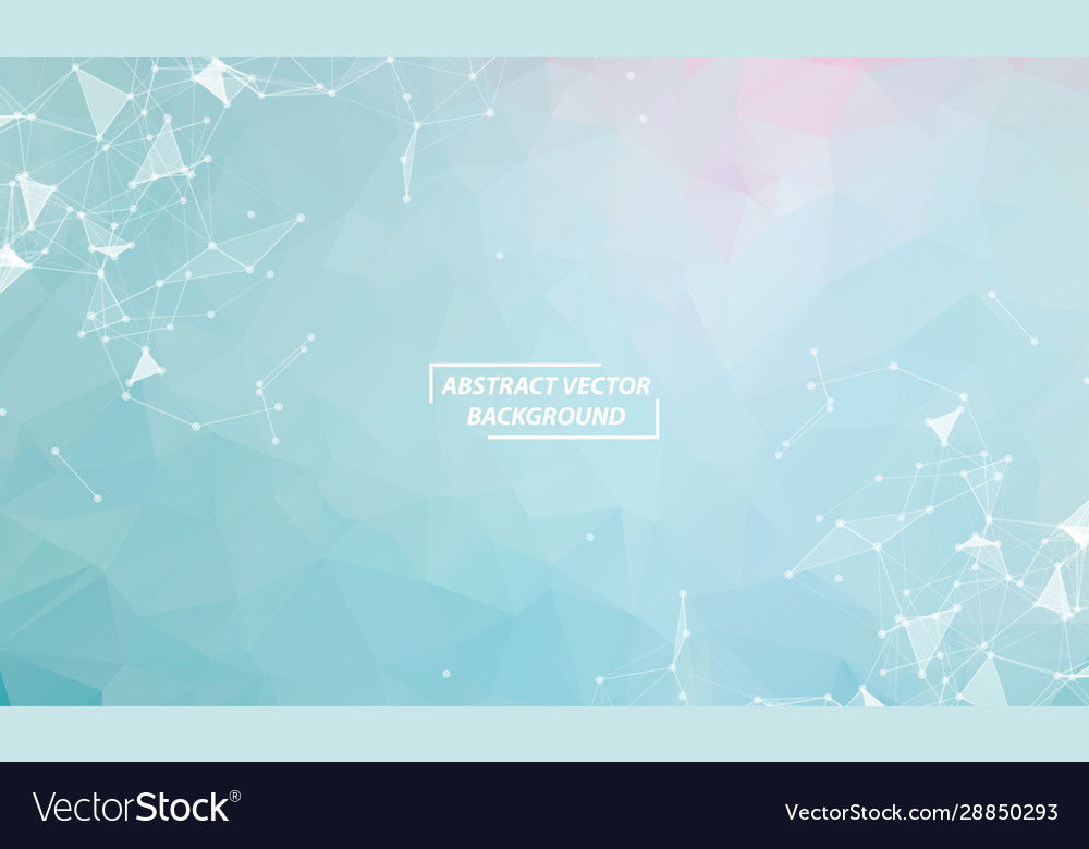 Abstract blue polygonal space background Vector Image