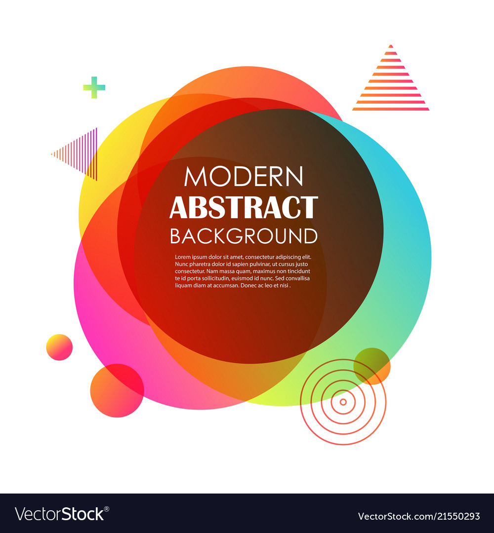 Abstract red gradient geometric pattern design Vector Image