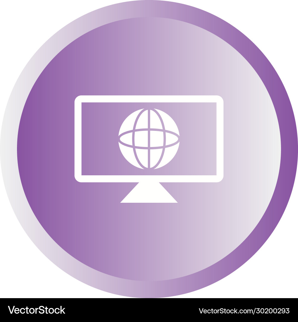 Unique global news glyph icon Royalty Free Vector Image