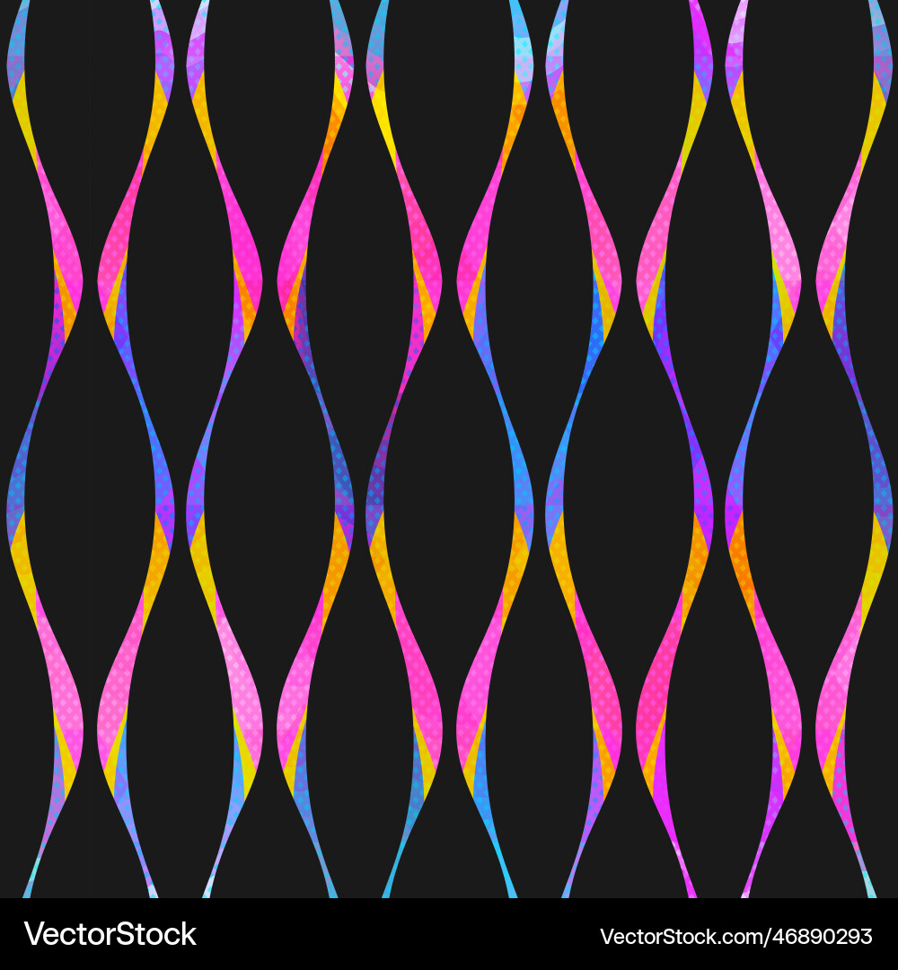 Vintage pink and black mosaic seamless pattern Vector Image