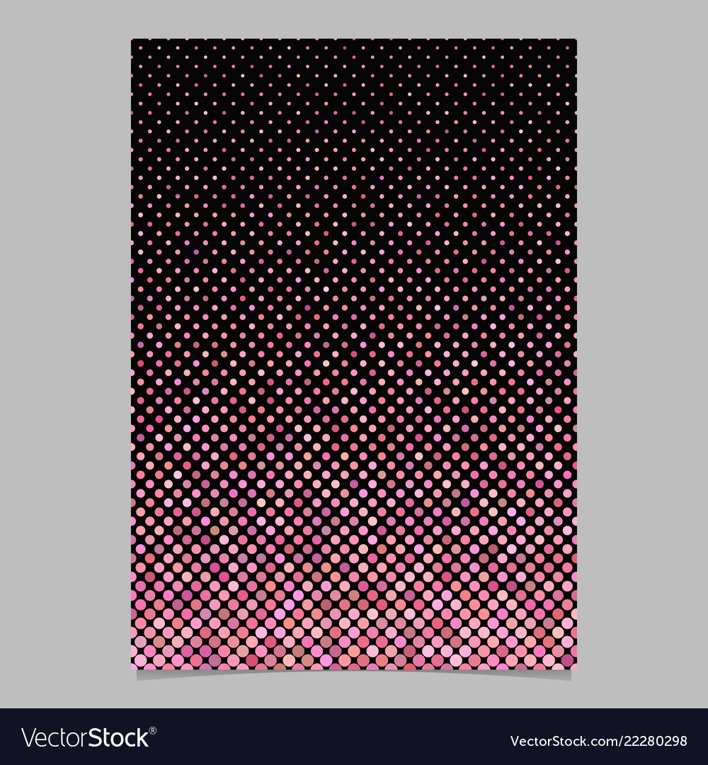 Abstract dot pattern background poster template Vector Image