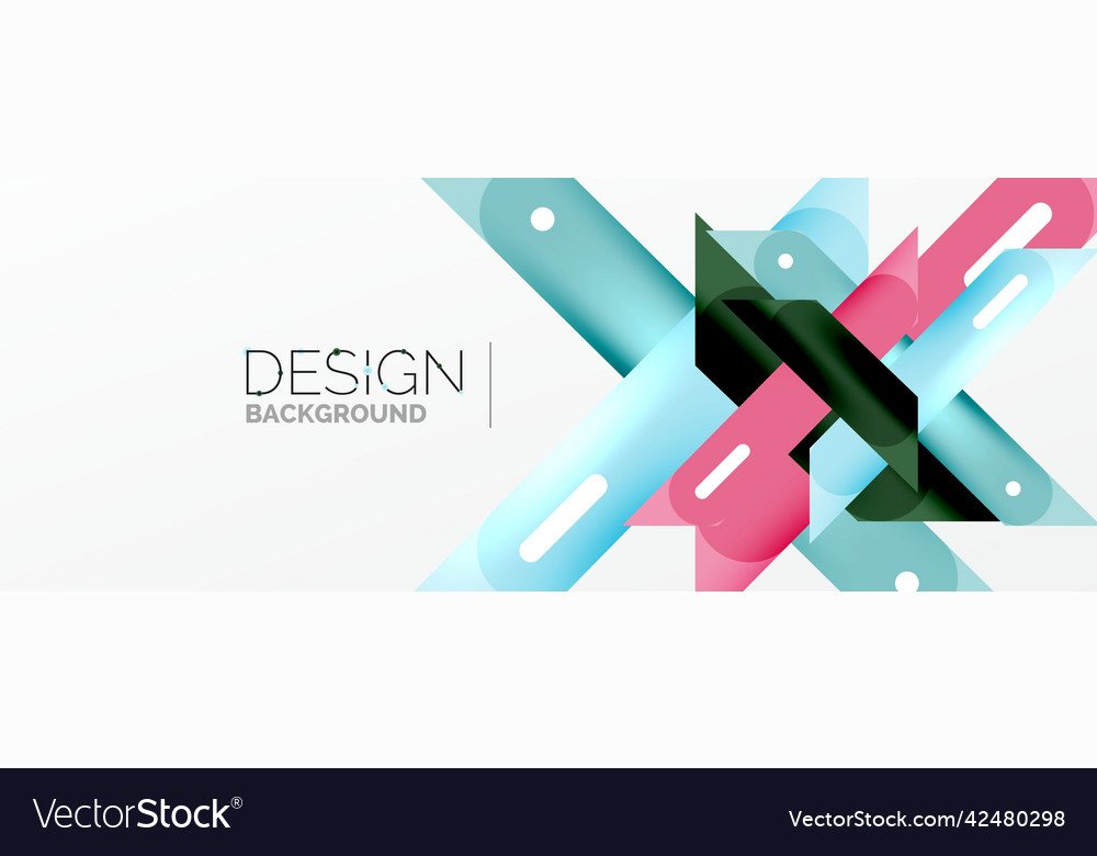 Background overlapping lines dynamic Royalty Free Vector