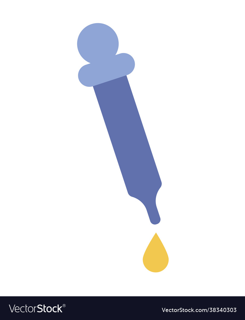Blue dropper design Royalty Free Vector Image - VectorStock
