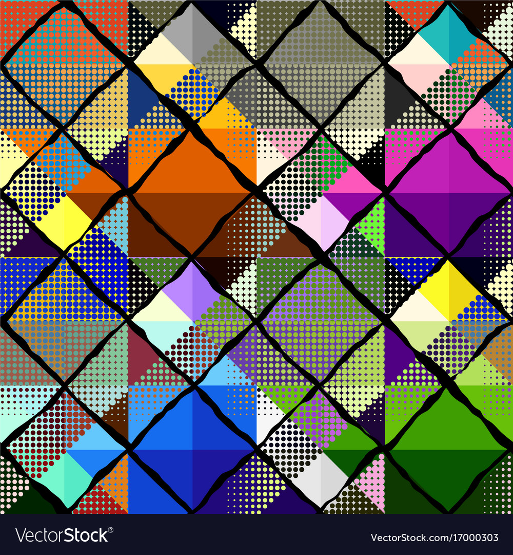 Geometric abstract pattern Royalty Free Vector Image