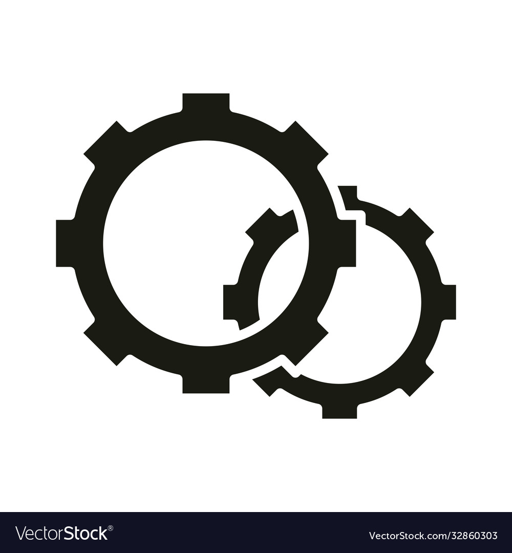 Mobile Application Settings Web Button Menu Vector Image