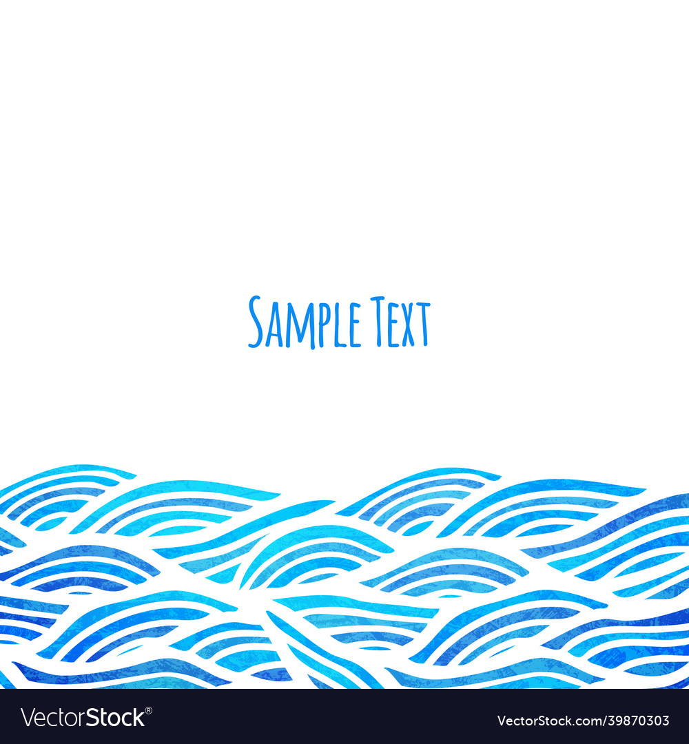 Wave background Royalty Free Vector Image - VectorStock