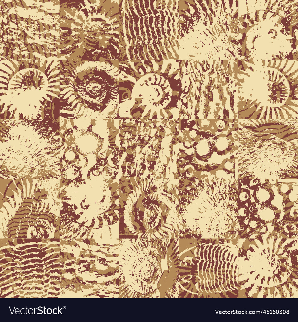 Abstract seamless pattern background with sea Vector Image