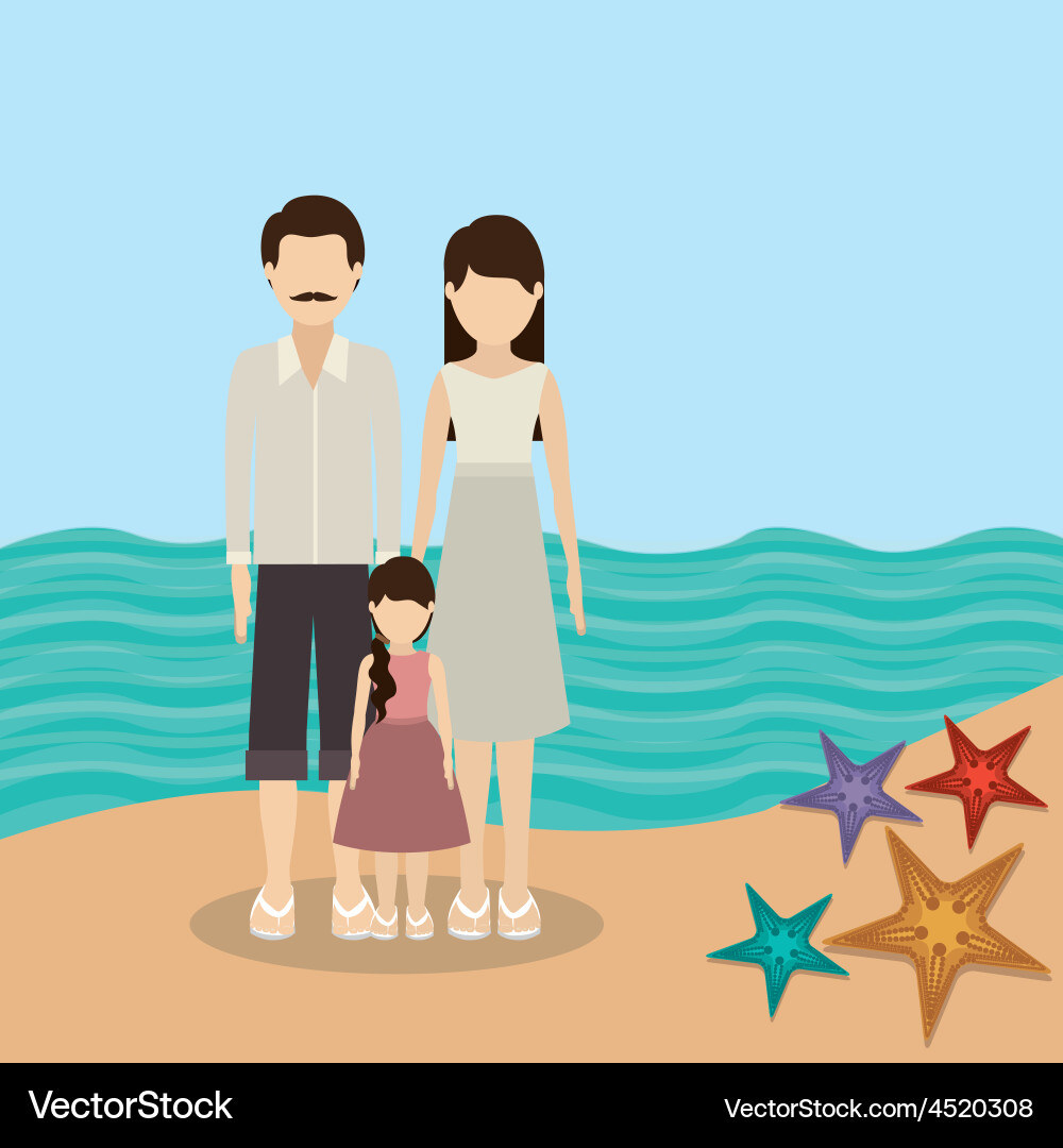 Family travel design Royalty Free Vector Image