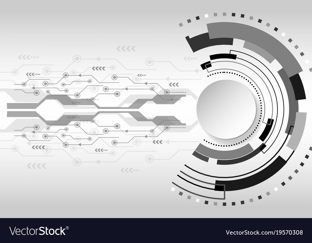 Future technology concept Royalty Free Vector Image