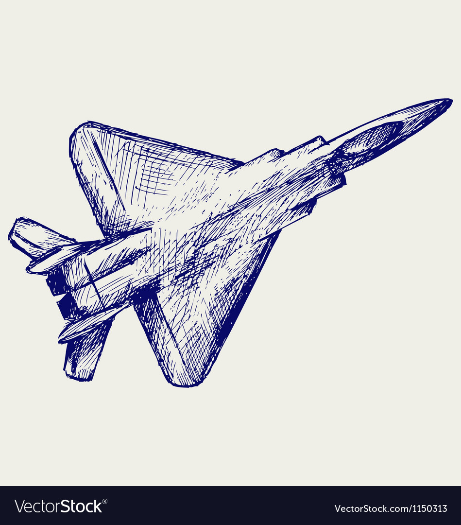 Fighter Royalty Free Vector Image - VectorStock