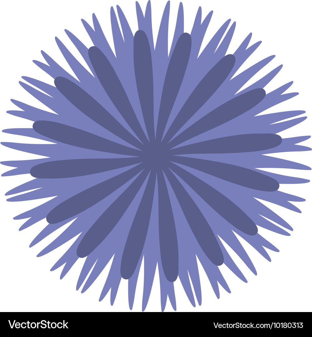 Flower garden floral icon graphic Royalty Free Vector Image