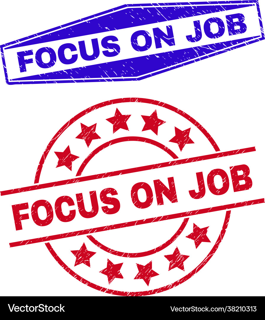 Focus on job unclean seals in circle and hexagonal