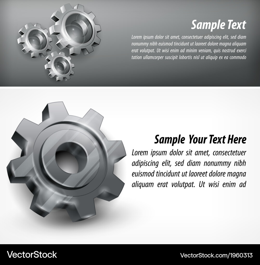 Gears background Royalty Free Vector Image - VectorStock