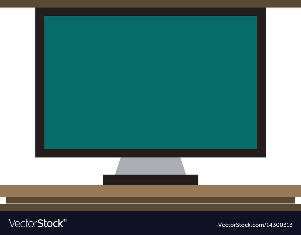 Monitor computer icon Royalty Free Vector Image