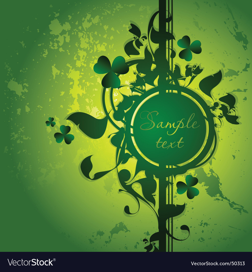 St patrick background Royalty Free Vector Image
