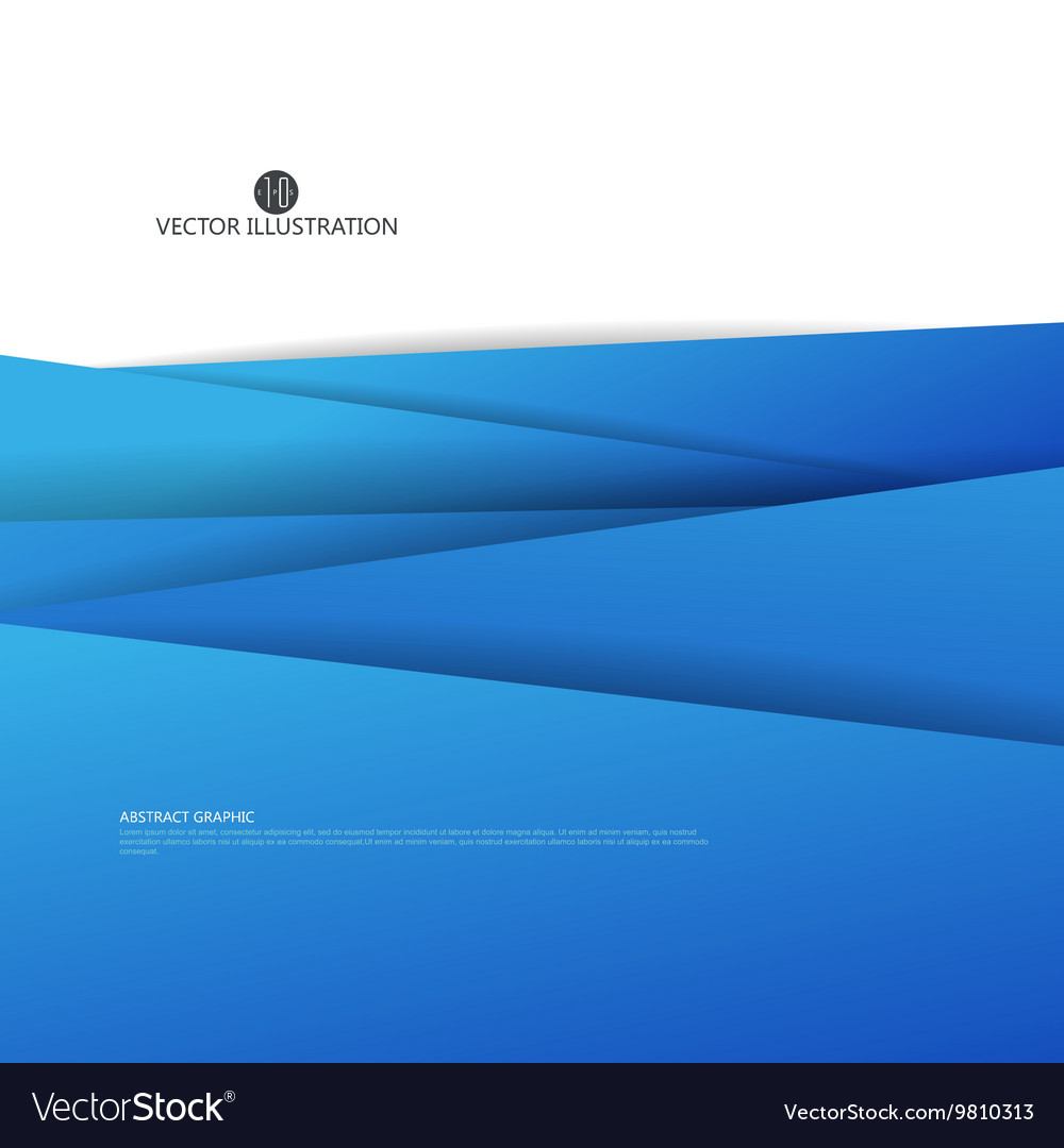 Triangular composition of abstract graphics Vector Image