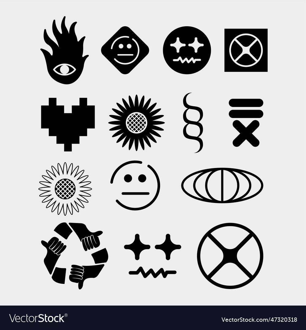 Abstract universal shape Royalty Free Vector Image