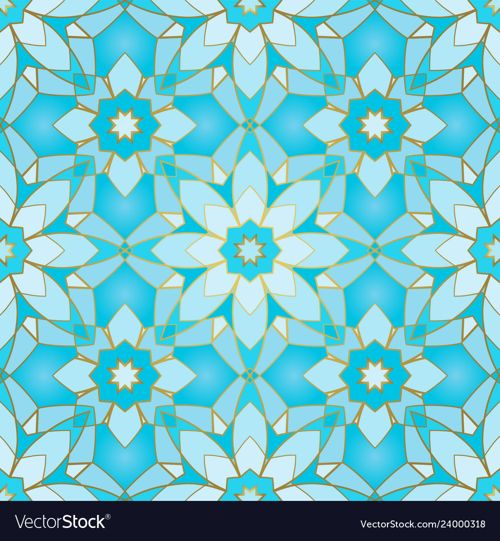 Blue abstract pattern Royalty Free Vector Image
