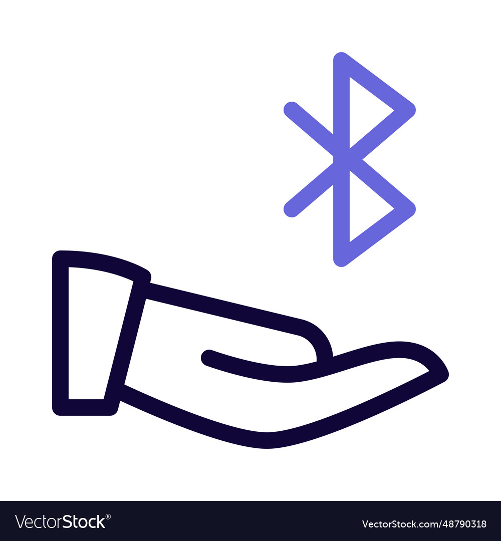 Bluetooth sharing information between devices Vector Image