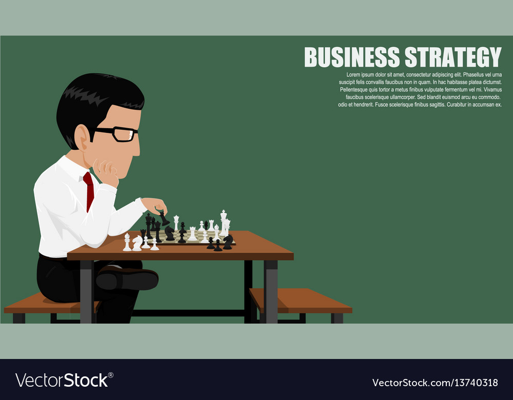 Business strategy Royalty Free Vector Image - VectorStock