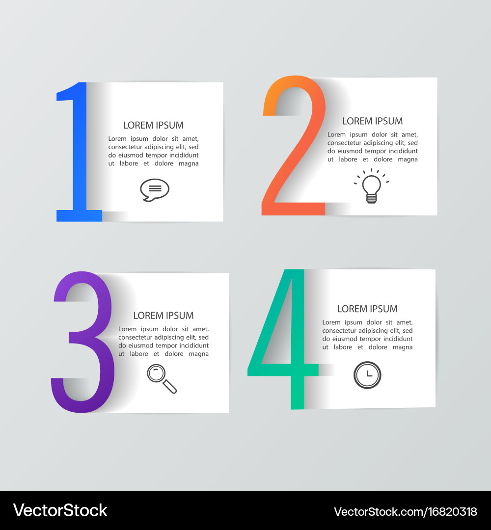 Set of infographic templates Royalty Free Vector Image