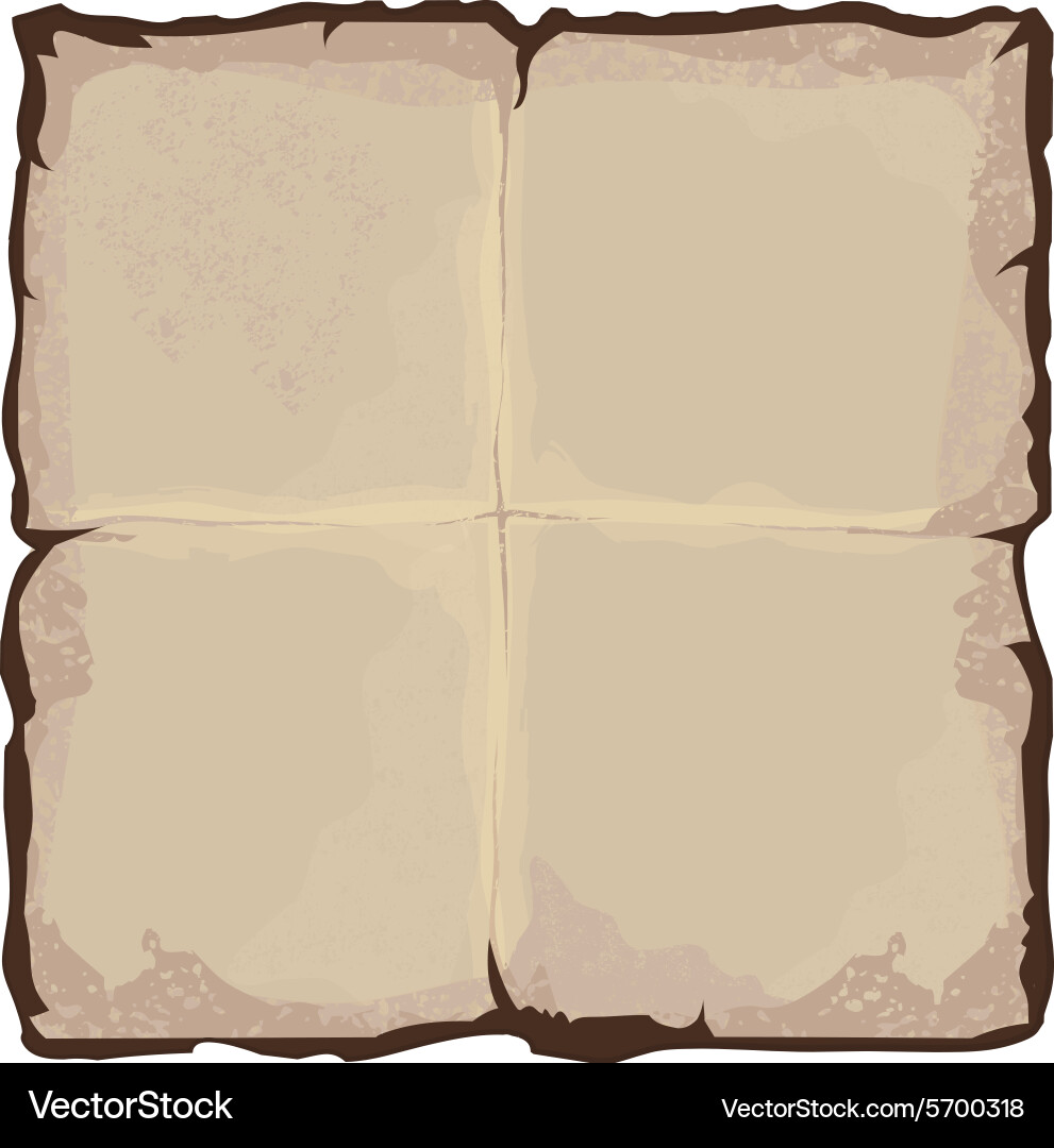 Sheet of old paper Royalty Free Vector Image - VectorStock