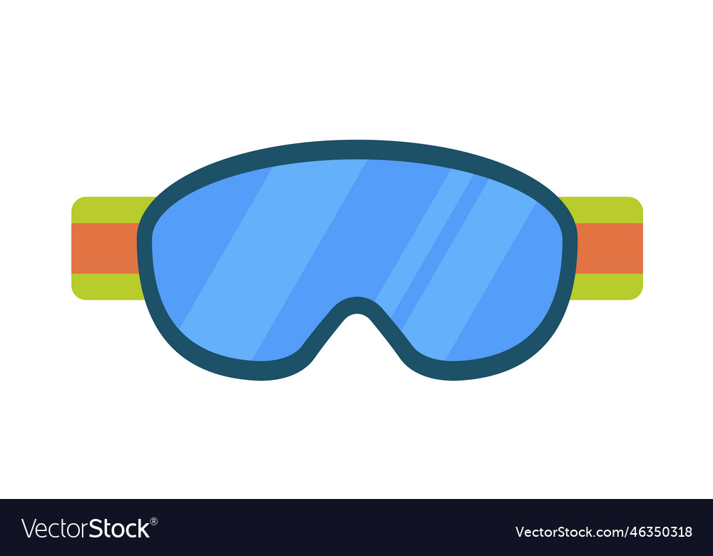Snowboarding goggles Royalty Free Vector Image