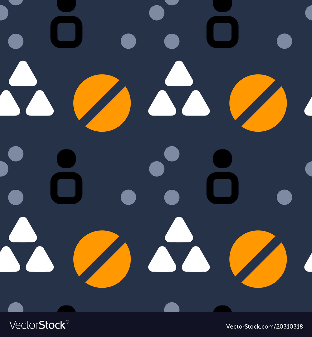 Strong system structure seamless pattern Vector Image