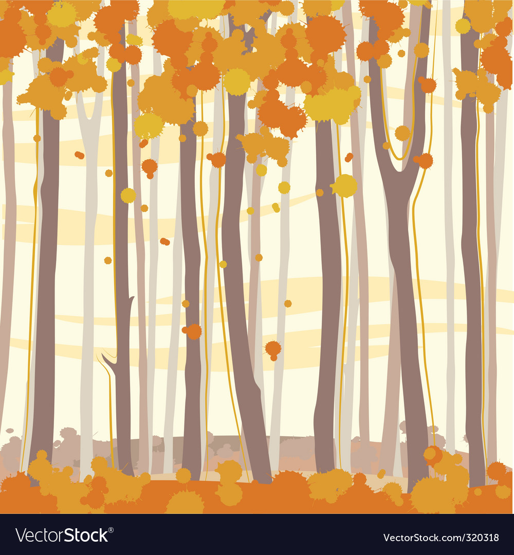 Trees Royalty Free Vector Image - VectorStock