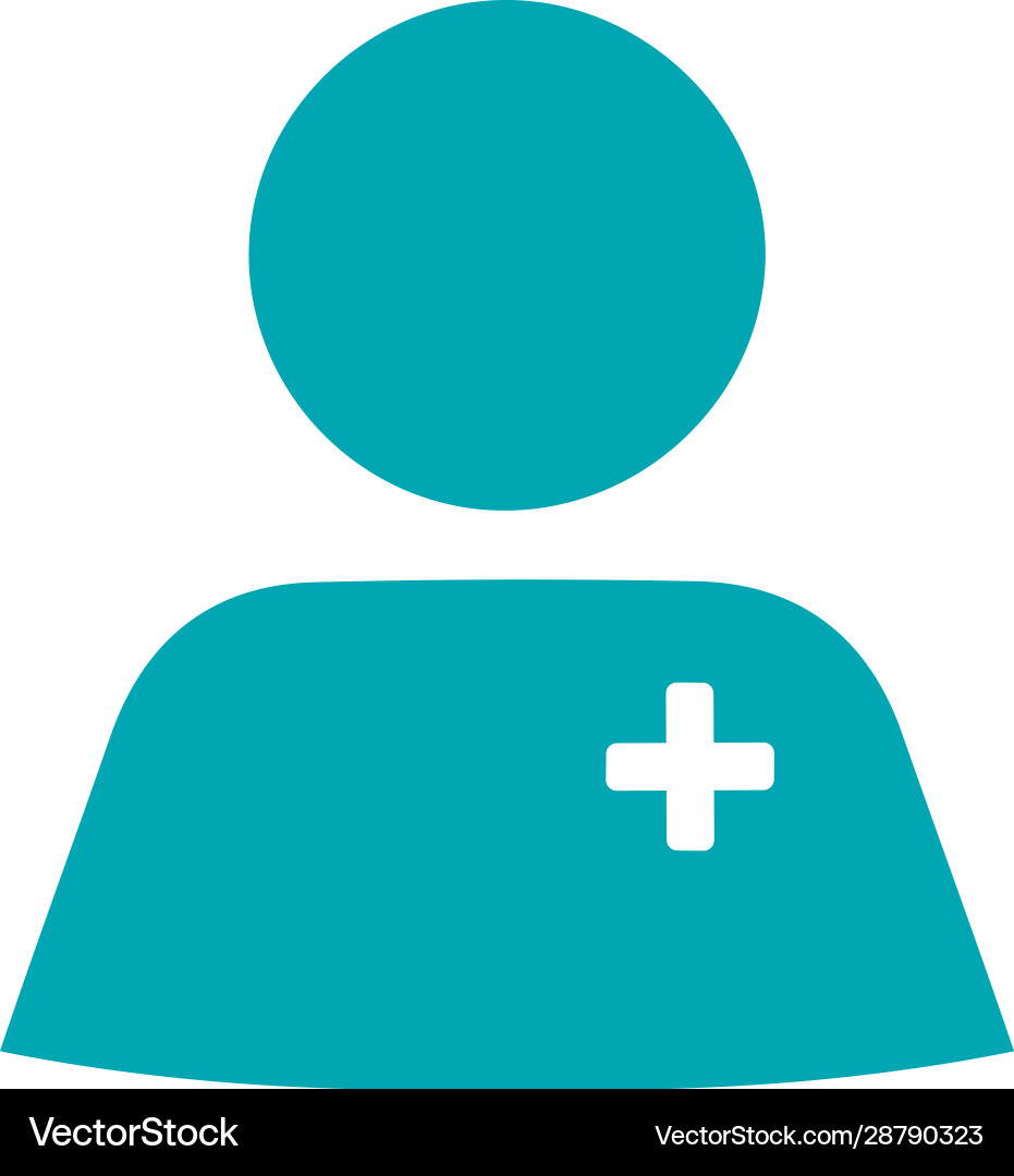 Add user icon concept medicine stock Royalty Free Vector