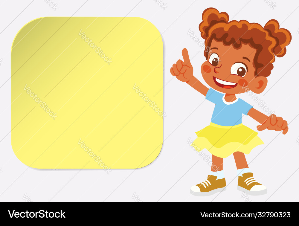 Children infographics with sticker Royalty Free Vector Image