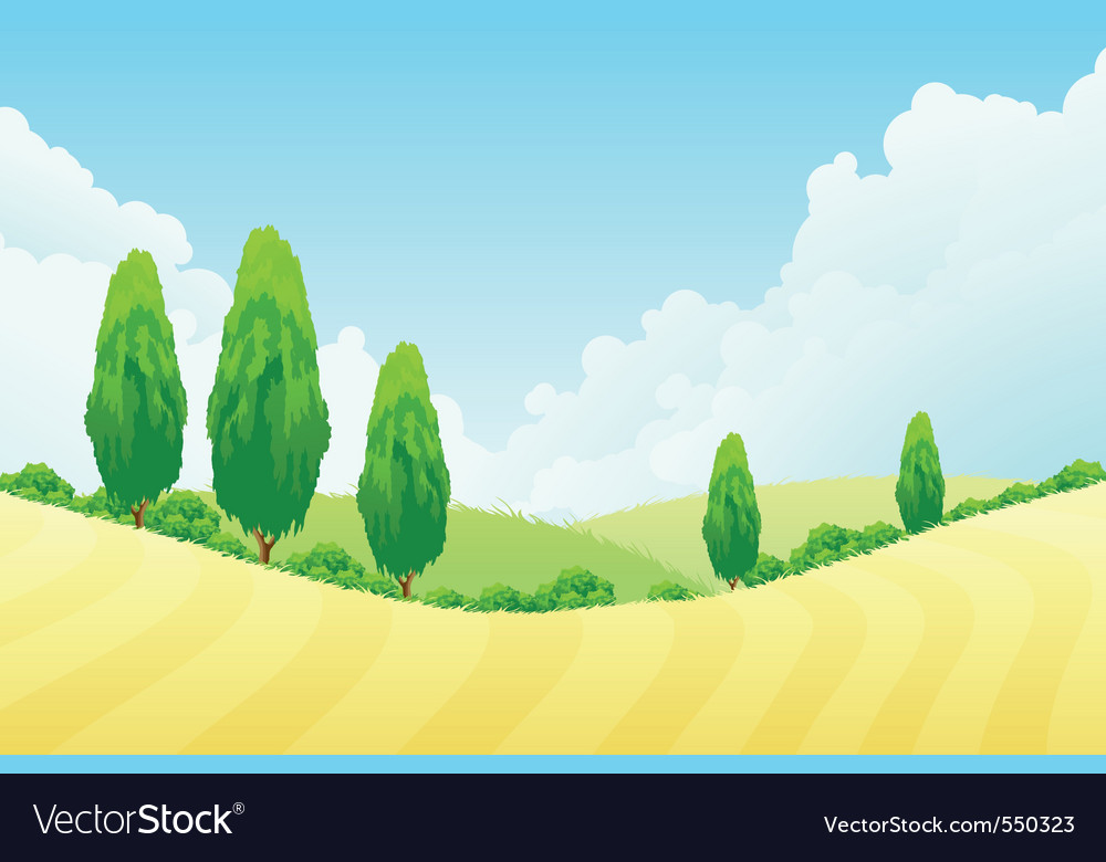 Landscape Royalty Free Vector Image - VectorStock