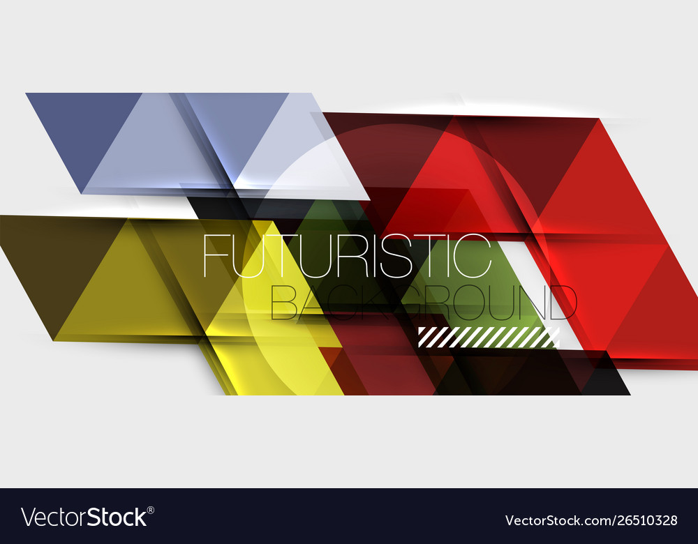 Abstract geometric background modern overlapping Vector Image