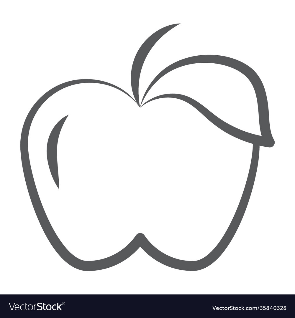 Apple Royalty Free Vector Image - VectorStock