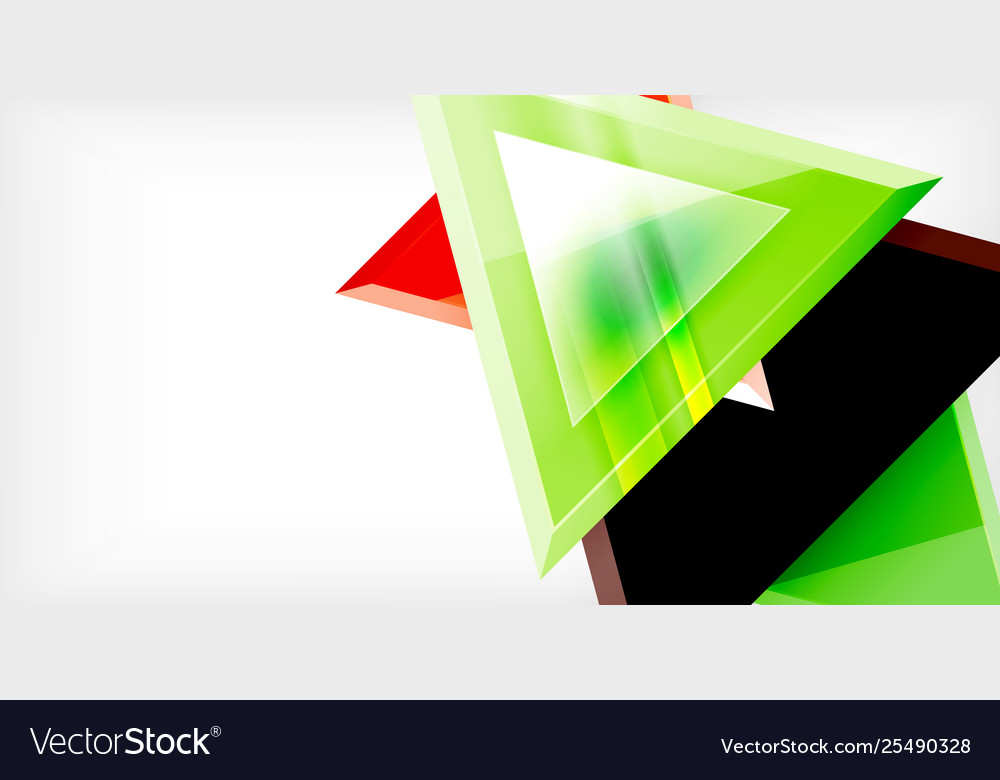 Triangle abstract background Royalty Free Vector Image