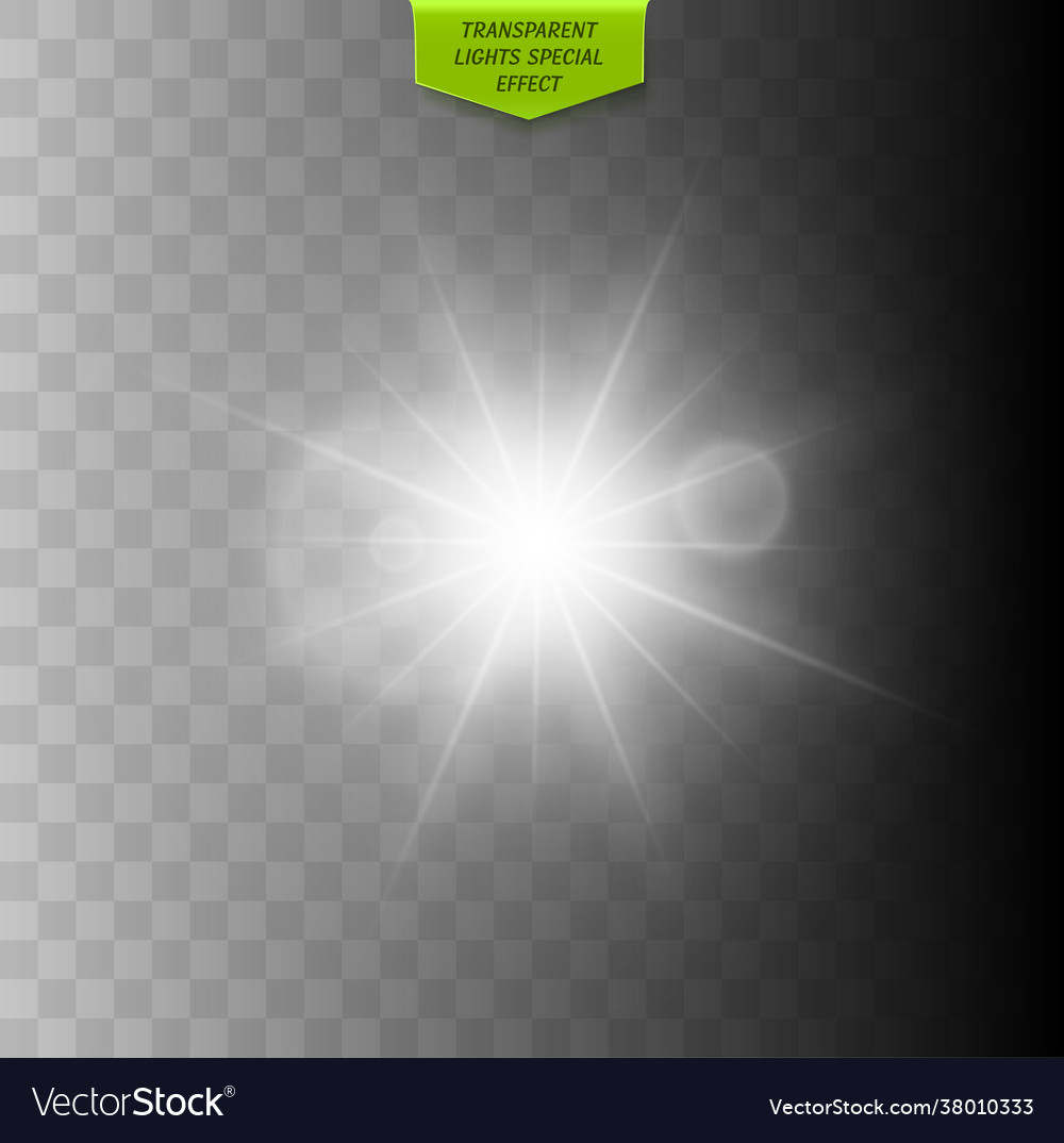 Glowing light effect spark Royalty Free Vector Image