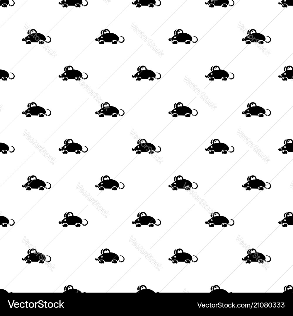 Mouse icon simple black style Royalty Free Vector Image