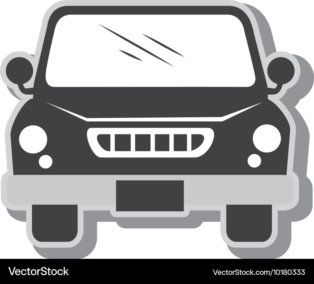 Pick-up vehicle transport icon Royalty Free Vector Image