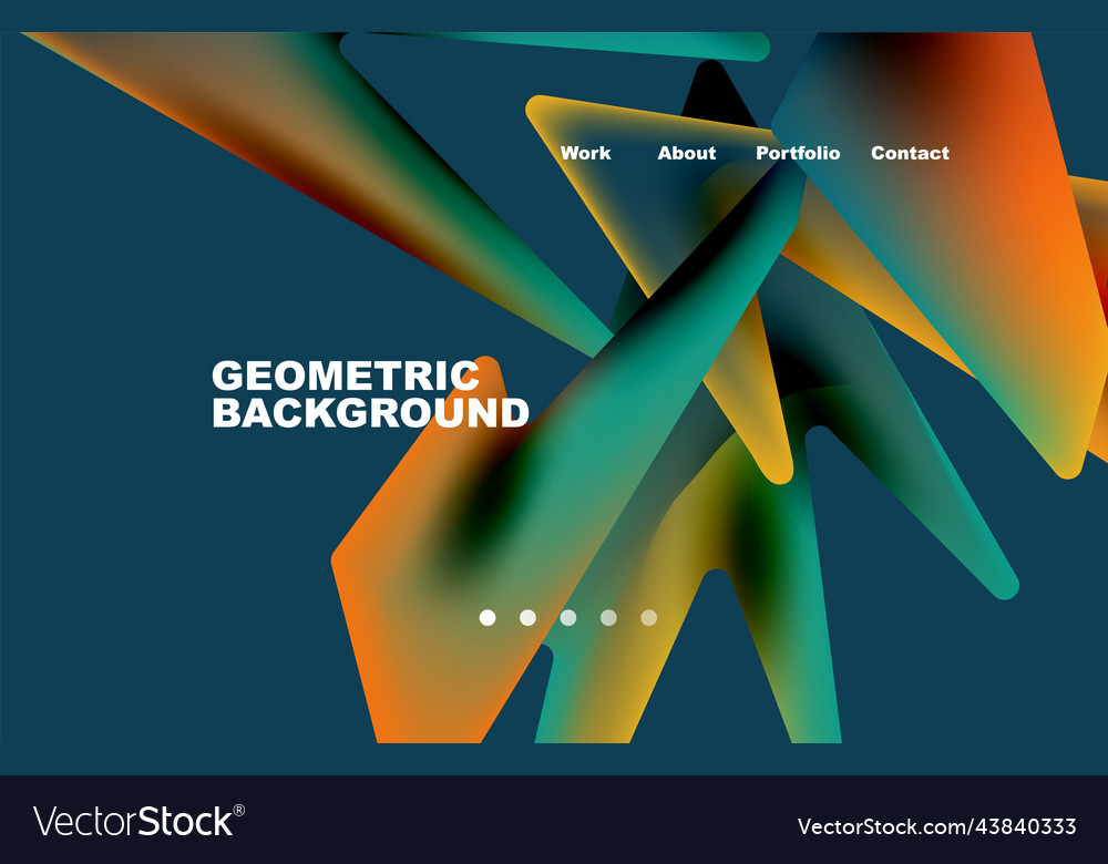 Shards shape composition abstract background web Vector Image