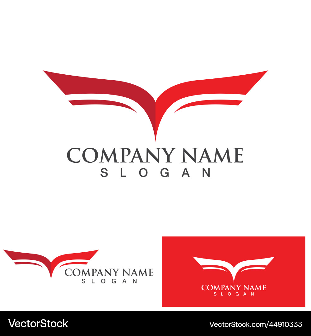 V initial letter business logo and symbol Vector Image