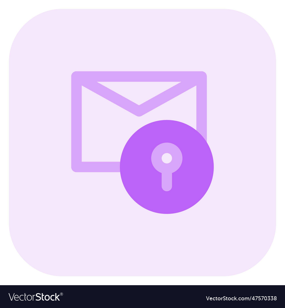 Digital message encrypted for security Royalty Free Vector