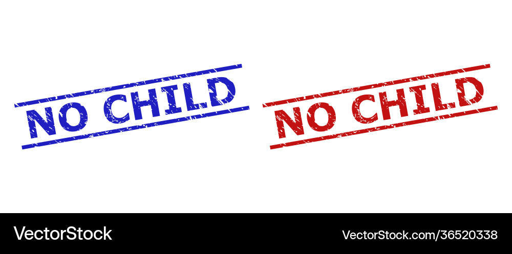 No child stamp seals with corroded style Vector Image