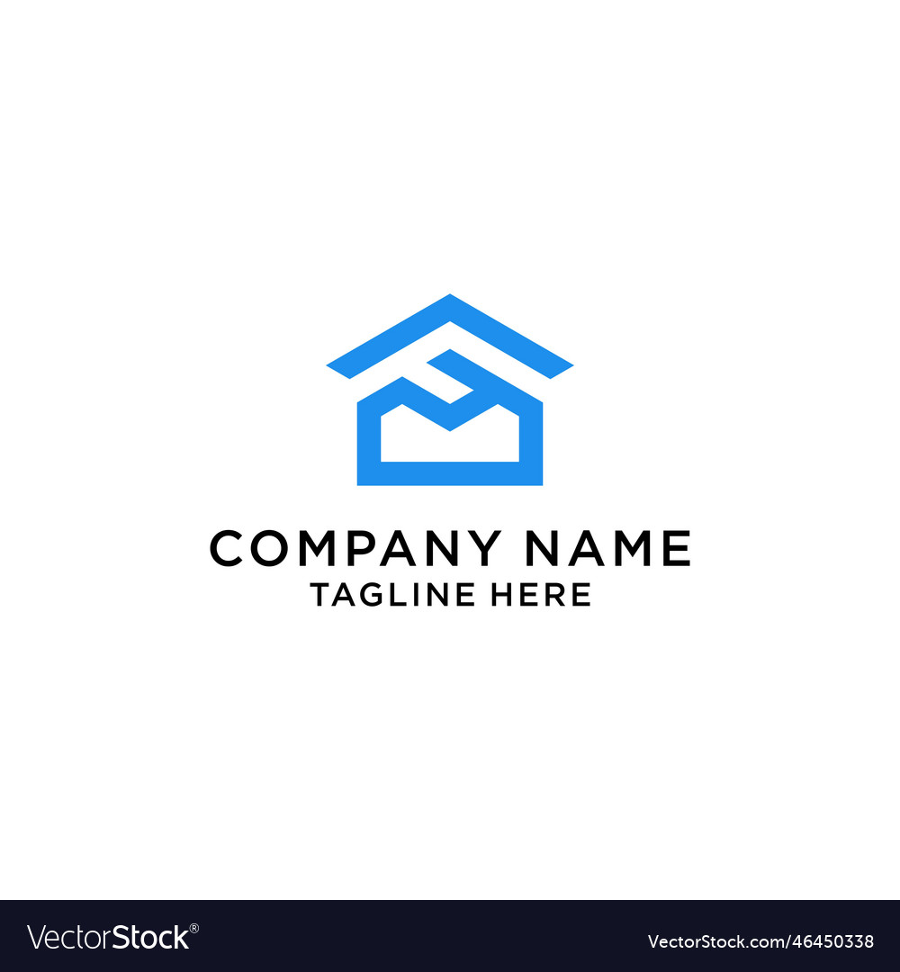 Sign f house logo design letter f home logo Vector Image Sign f house logo design letter f home logo Vector Image