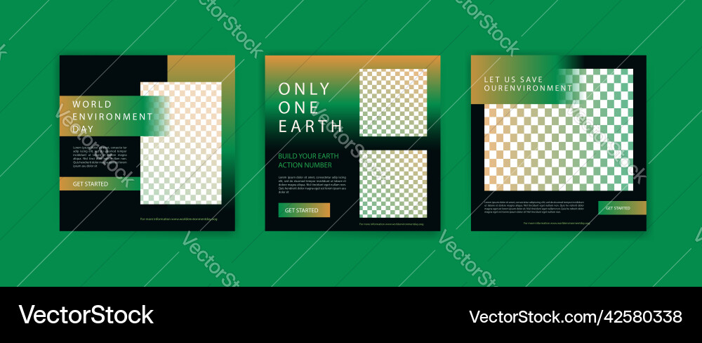 World environment day education and campaigns Vector Image