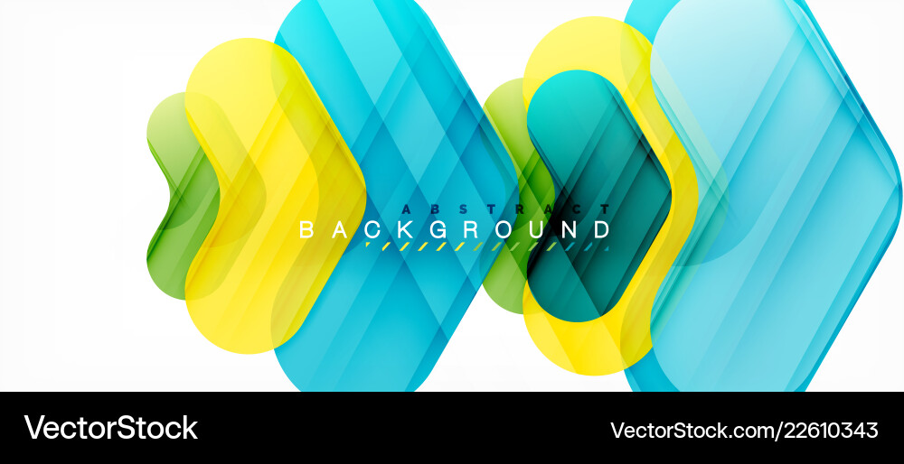 Colorful glossy arrows abstract background Vector Image